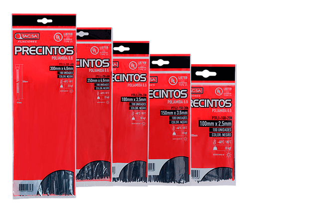 PRECINTOS 200mm x 4,8 TACSA